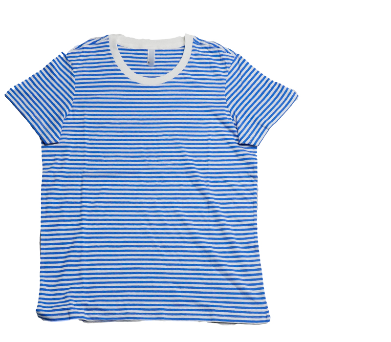 Ladies Stripe Tee - Woow Tag